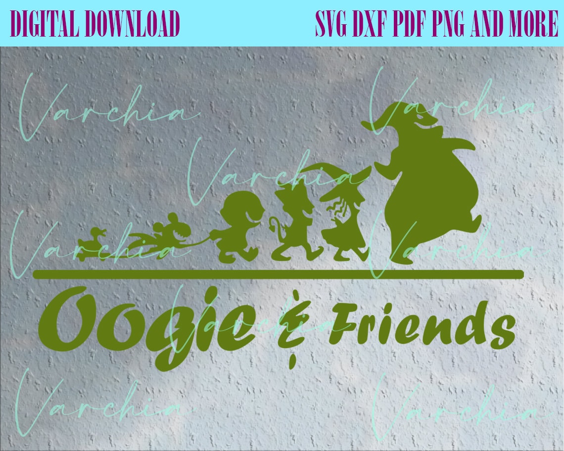 Oogie and Friends, Oogie Boogie, Halloween Svg, Christmas Svg ...