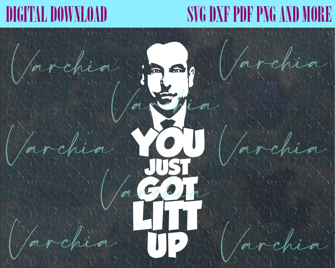 Louis Litt Christmas, You Just Got Litt Up, Pearson Hardman, Funny Svg ...