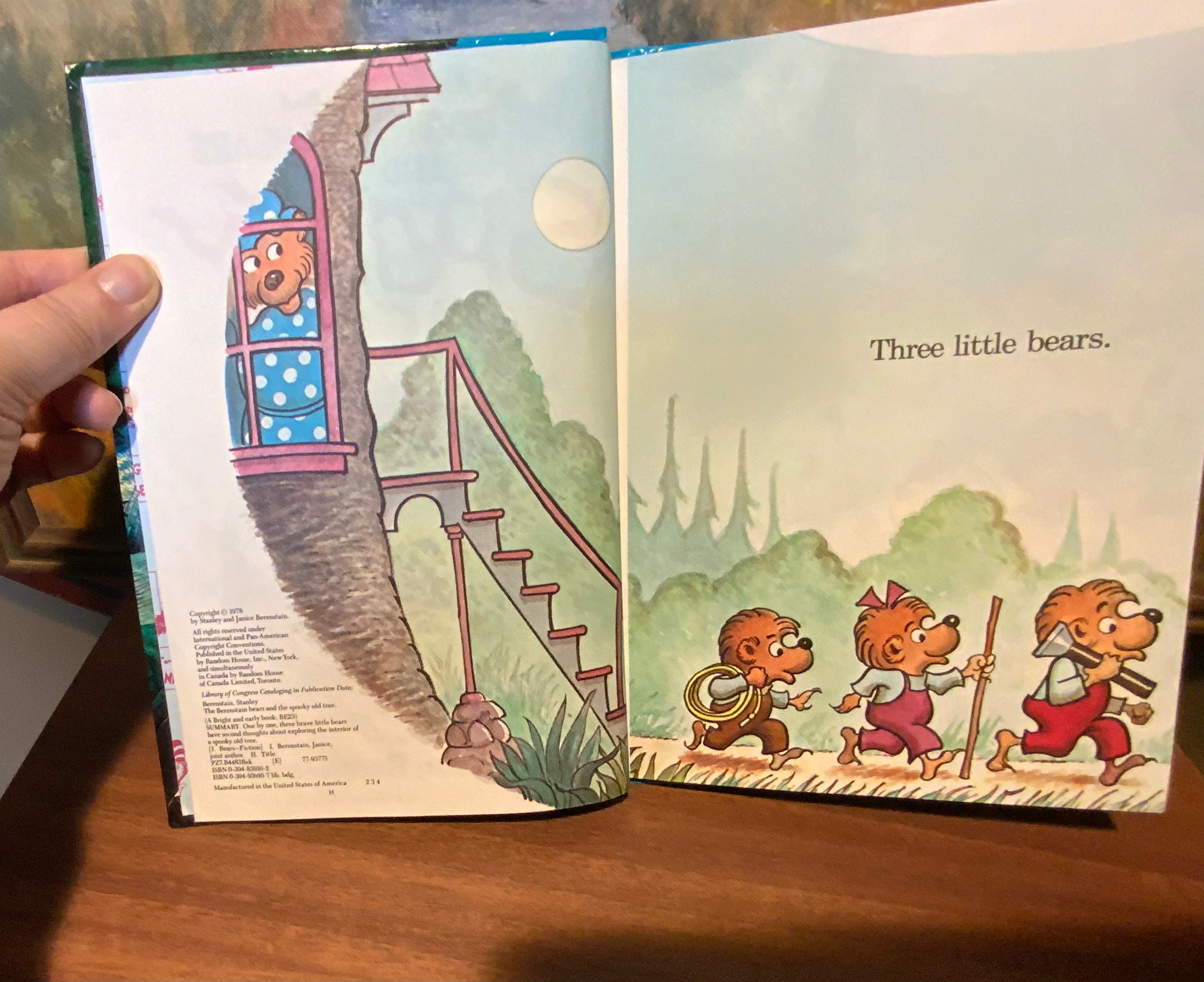 Vintage 1978 Berenstain Bears and the Spooky Old Tree Book - Etsy