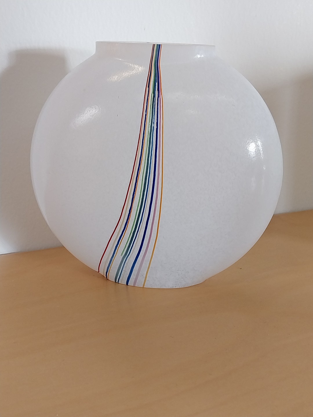 Swedish Glass Vase Kosta Boda Bertil Vallien Rainbow Model 48224 Glass ...