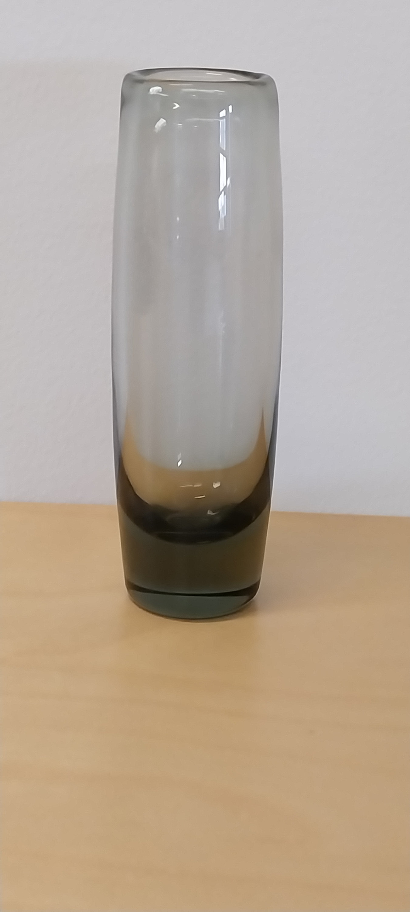 Holmegaard Danish Smoked Glass Vase Vintage Modern Danish Glassware ...