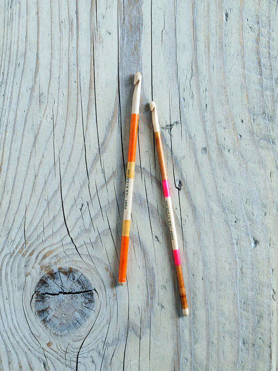 CROCHET NEEDLE Pony Flair 5mm Hand-dyed, Silky Smooth Lightweight ...