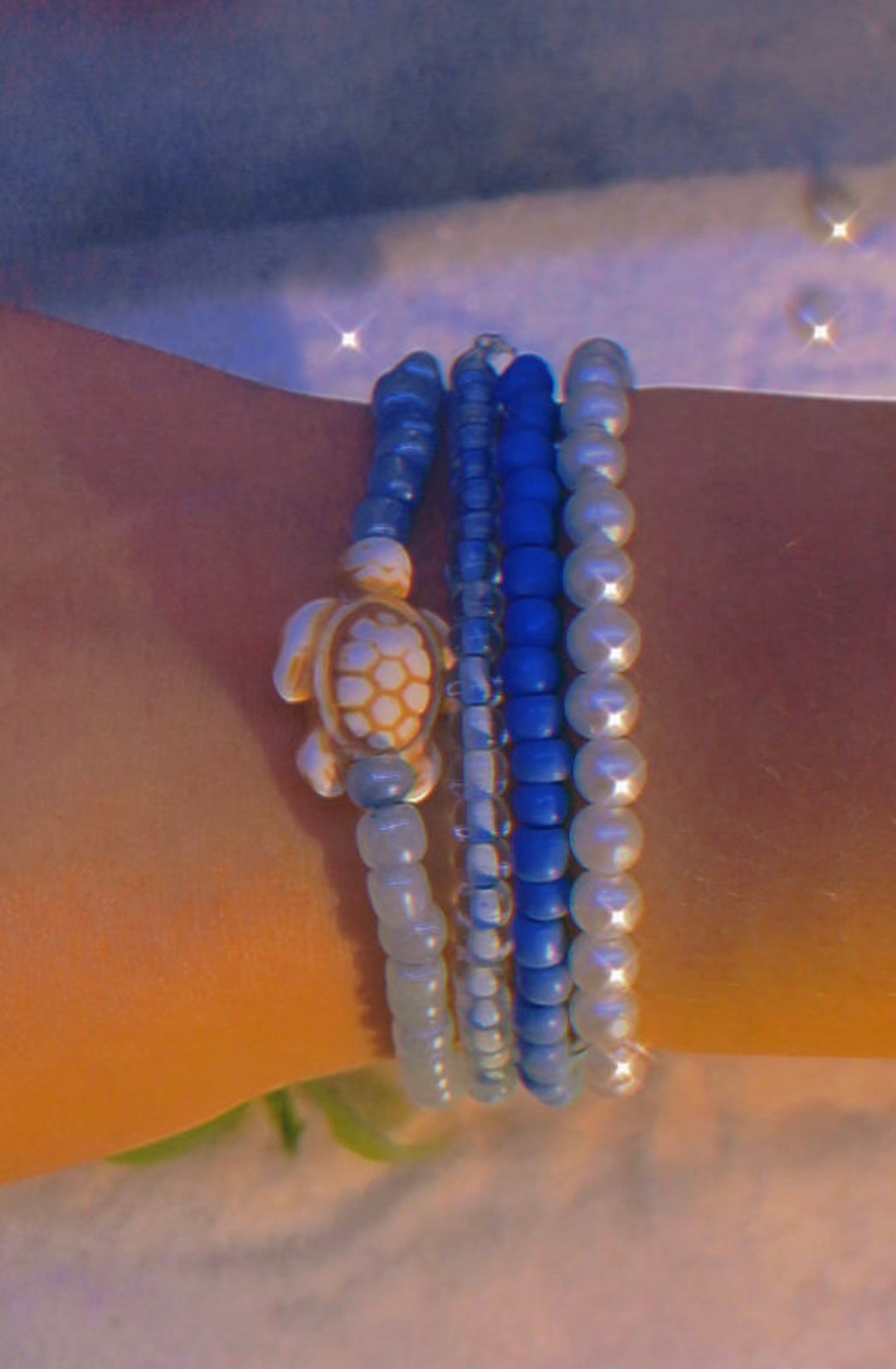 Ocean Themed 4 Bracelets - Etsy
