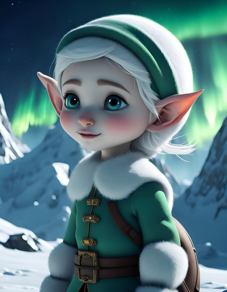 Elf in North Pole - Etsy