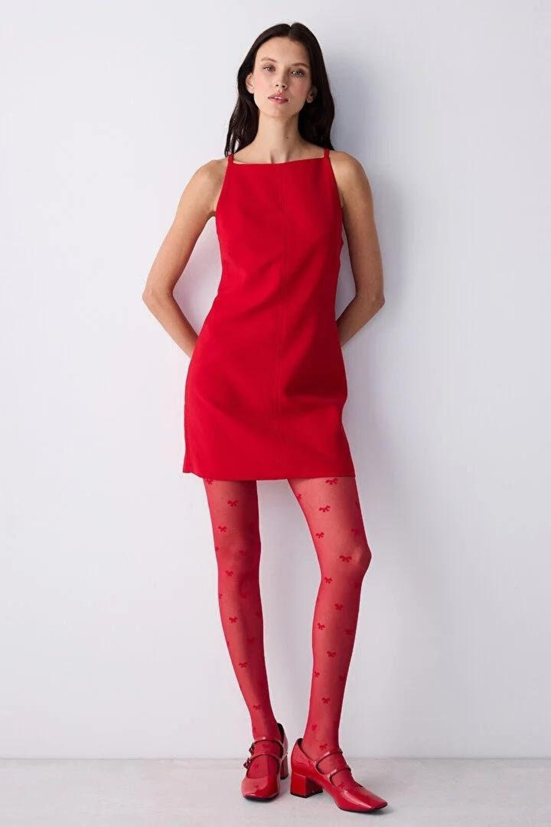 Bow Tie Patterned Leggings | Tight for Women | Tights | Legging ...