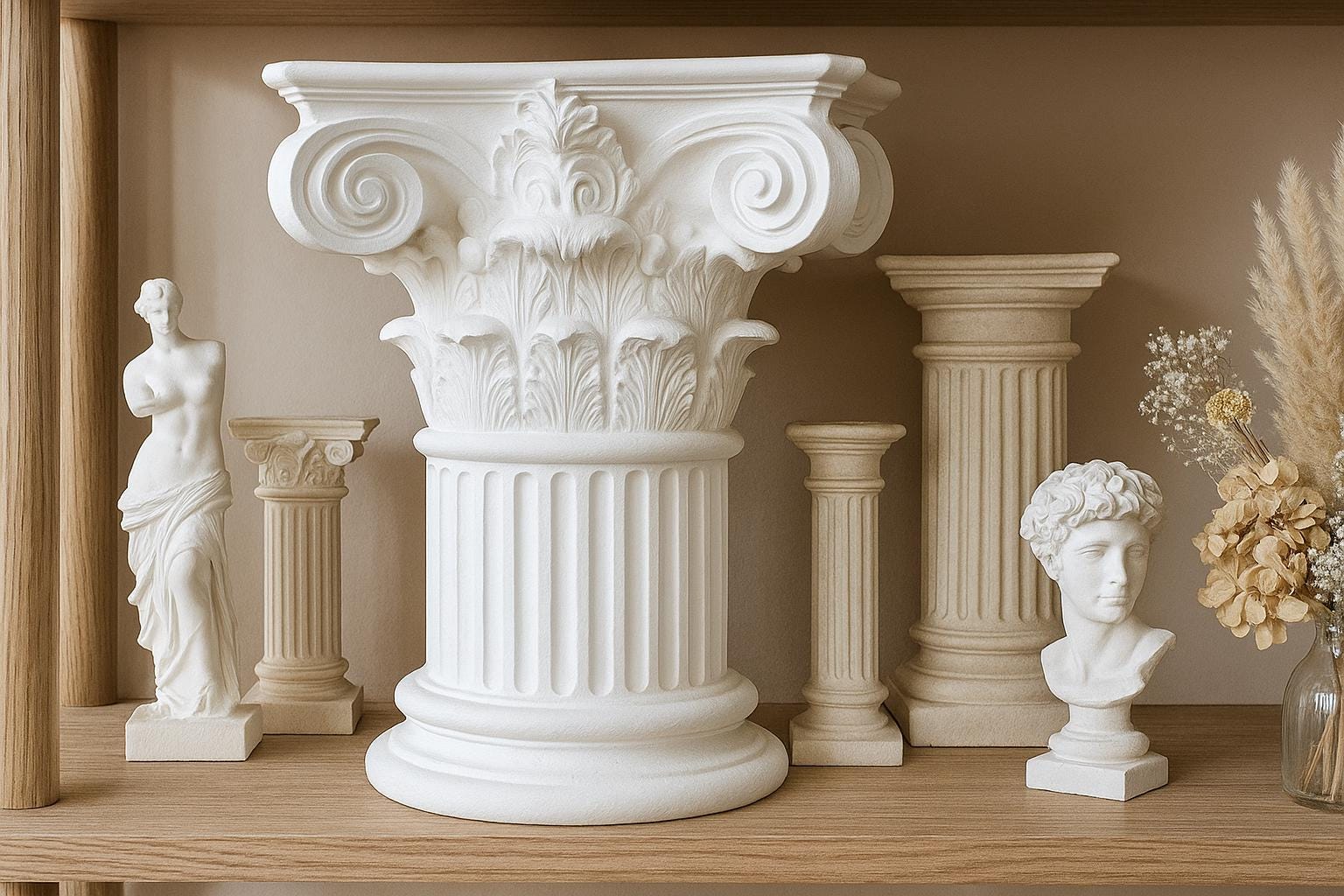 Ancient Corinthian Column – 3D Printed Decoration – Greek Roman Column ...