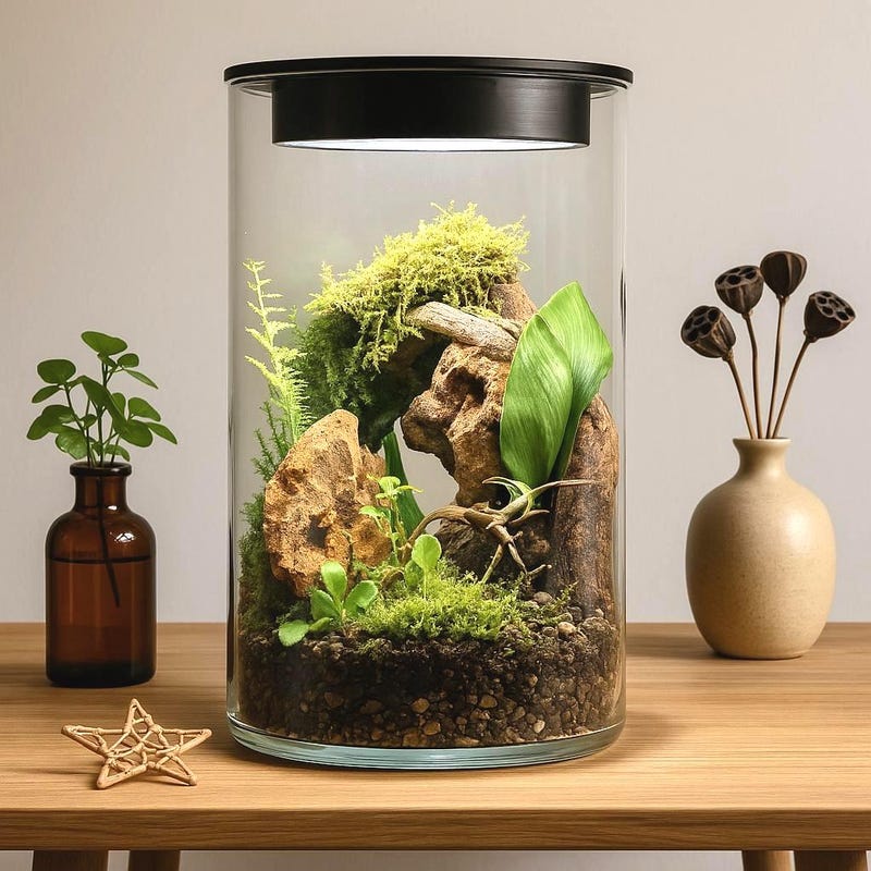 Glas terrarium set - Etsy.de