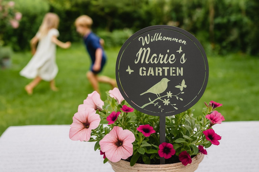 Personalized Garden Sign PETG – Garden Nameplate, Garden Stake With ...