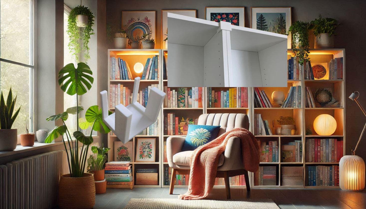IKEA BILLY Bookcase Connector Tool - Bookcase Hook Clip Holder Shelf ...