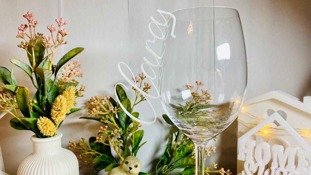 Fine Noble Writing - Name Plate Hanging Glass - Glass Hanging Place ...