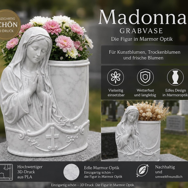 Vaso di fiori madonna - Etsy Italia