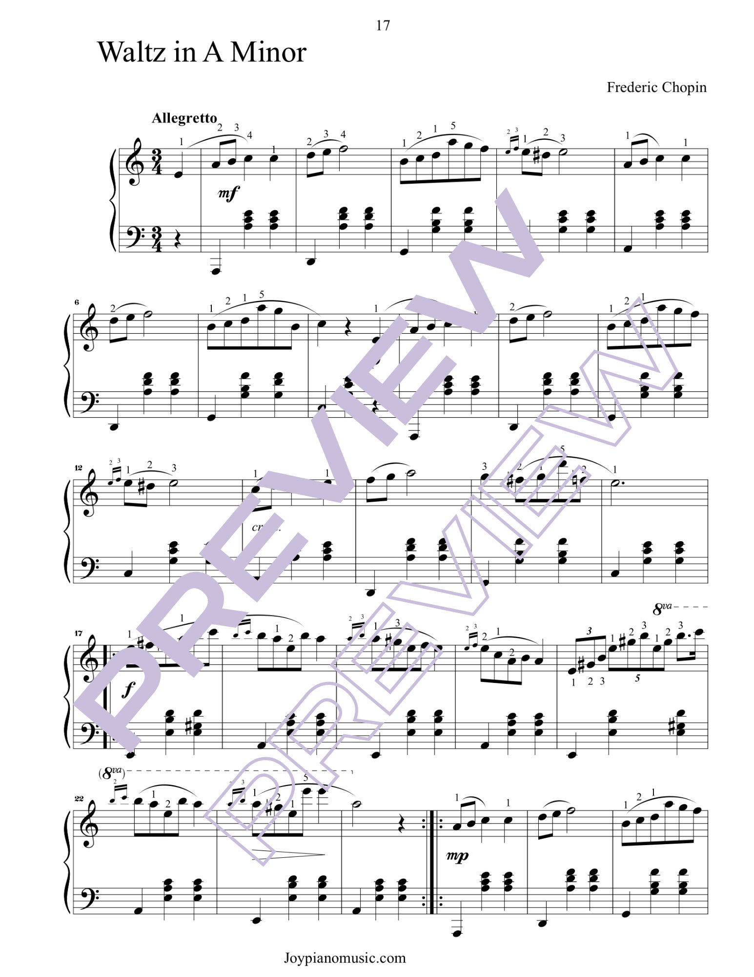 Famous Classical Piano Works printable Piano Sheet Music - Etsy