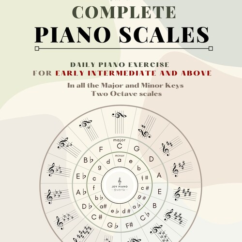 Complete Piano Arpeggios printable Download - Etsy