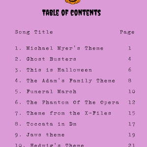 Printable Easy Halloween Piano Songs - With Letter Names for Beginners ...