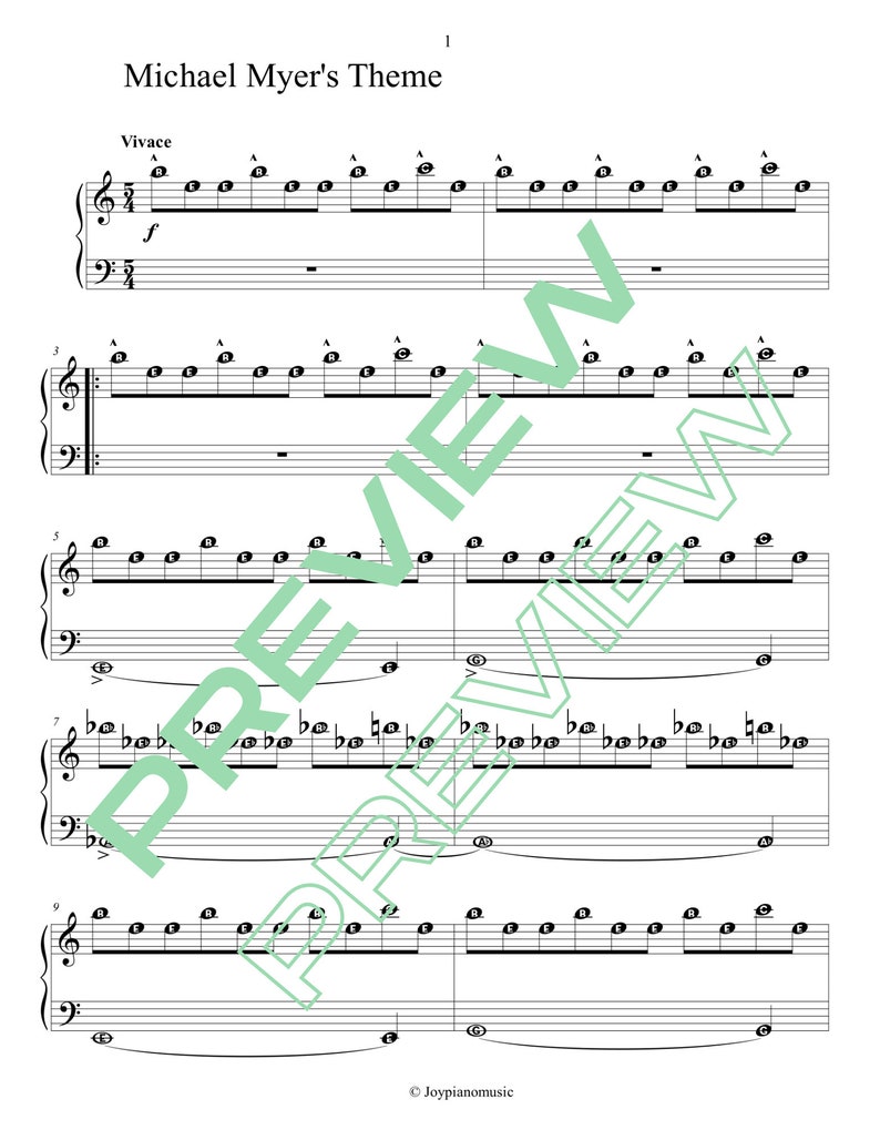 Printable Easy Halloween Piano Songs - With Letter Names for Beginners ...