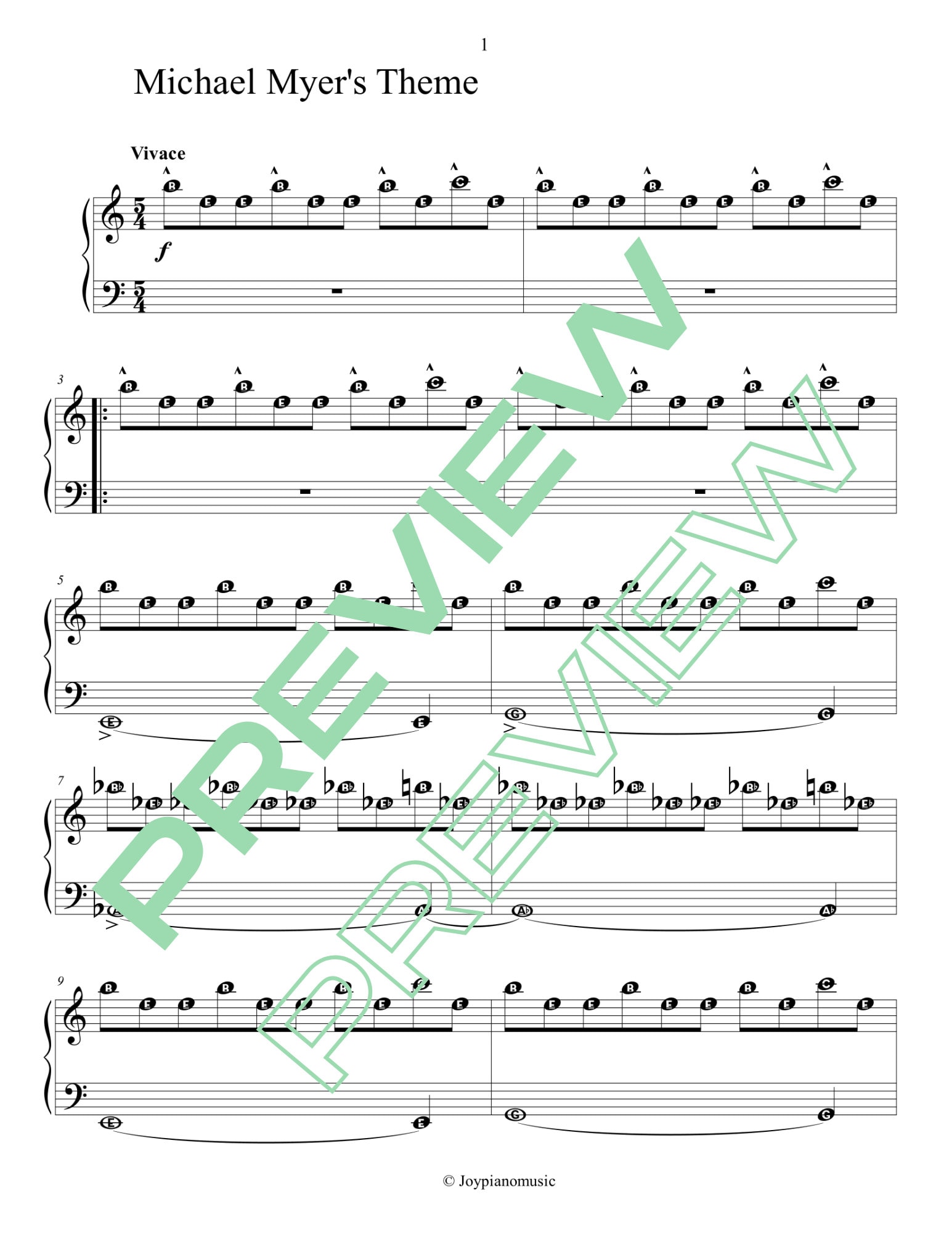 Printable Easy Halloween Piano Songs - With Letter Names for Beginners ...