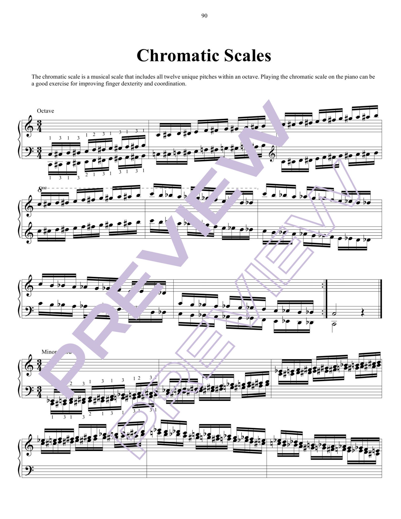 Essential Piano Scales - [printable Download] - Etsy