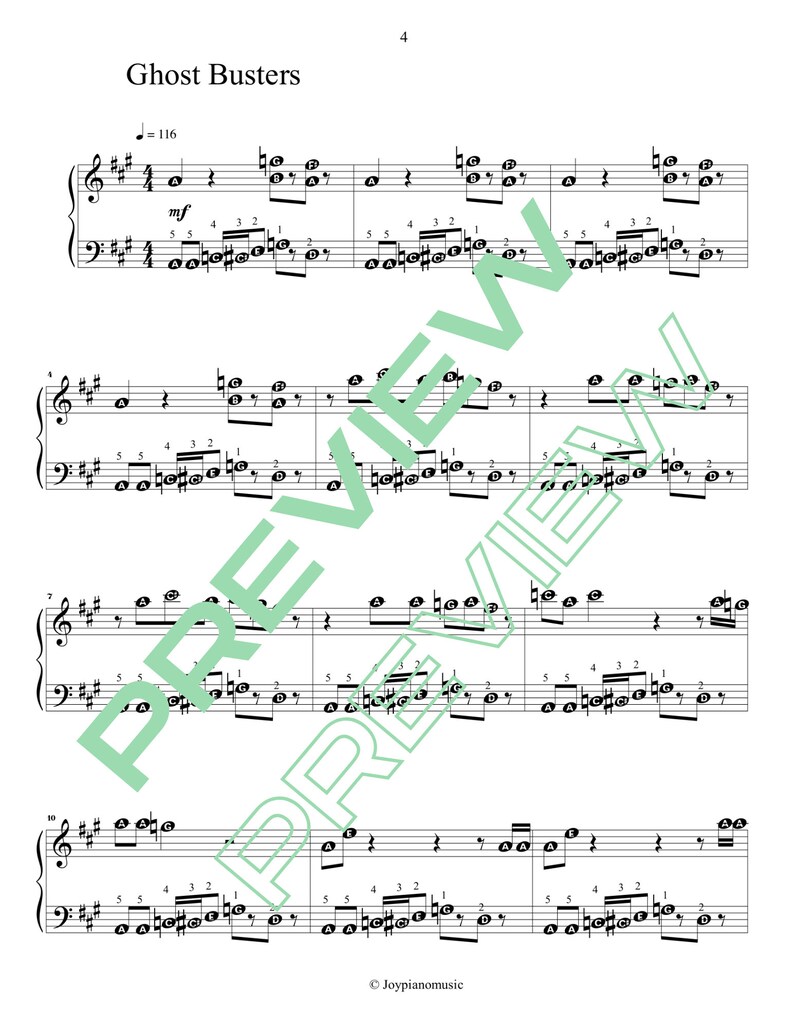 Printable Easy Halloween Piano Songs - With Letter Names for Beginners ...