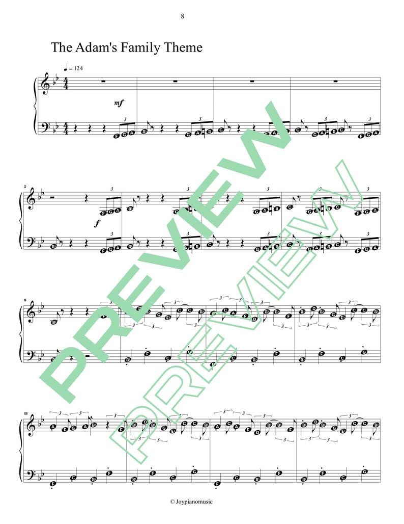 Printable Easy Halloween Piano Songs - With Letter Names for Beginners ...