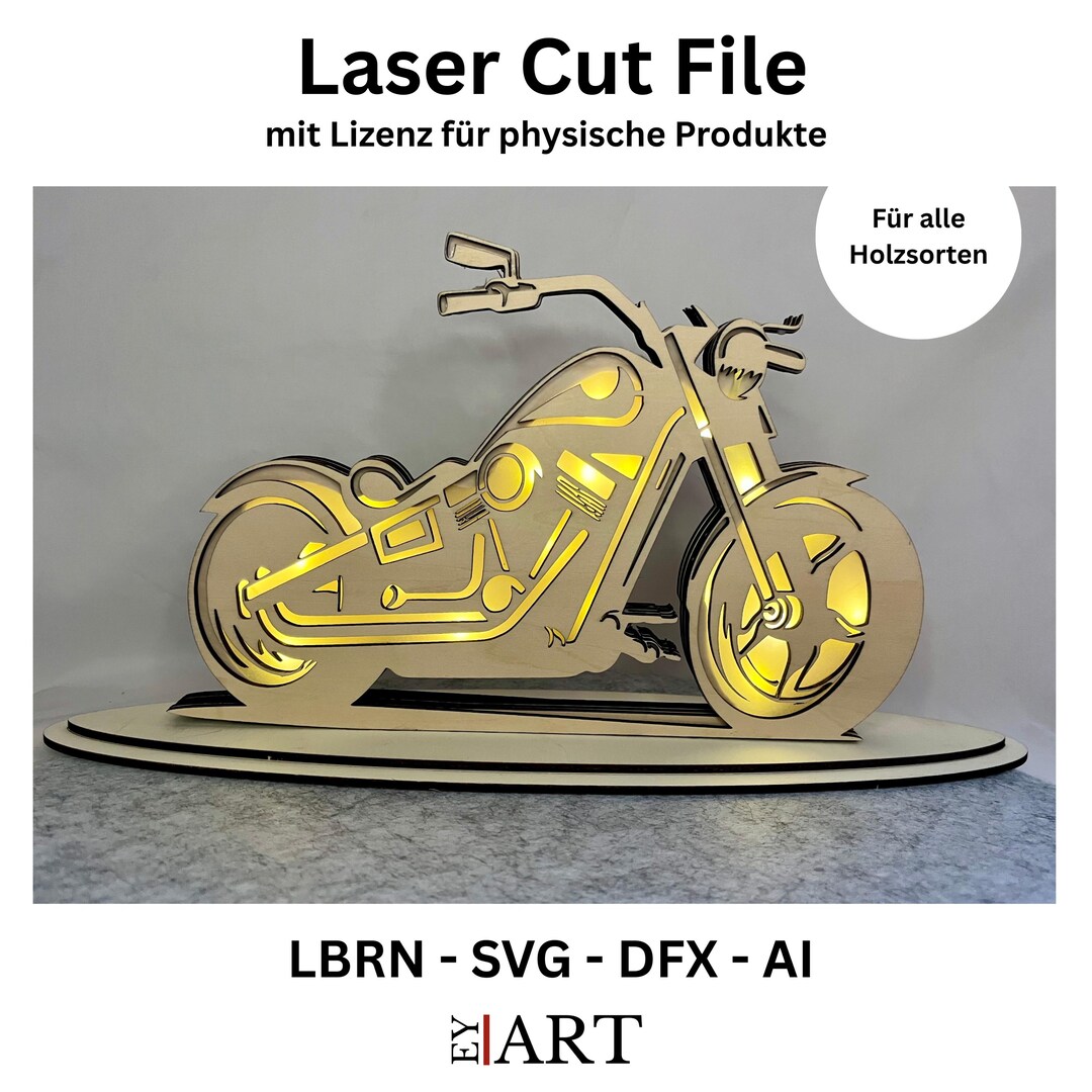 Laser Cut File Chopper, Lamp, Gift, Layer Design - Etsy