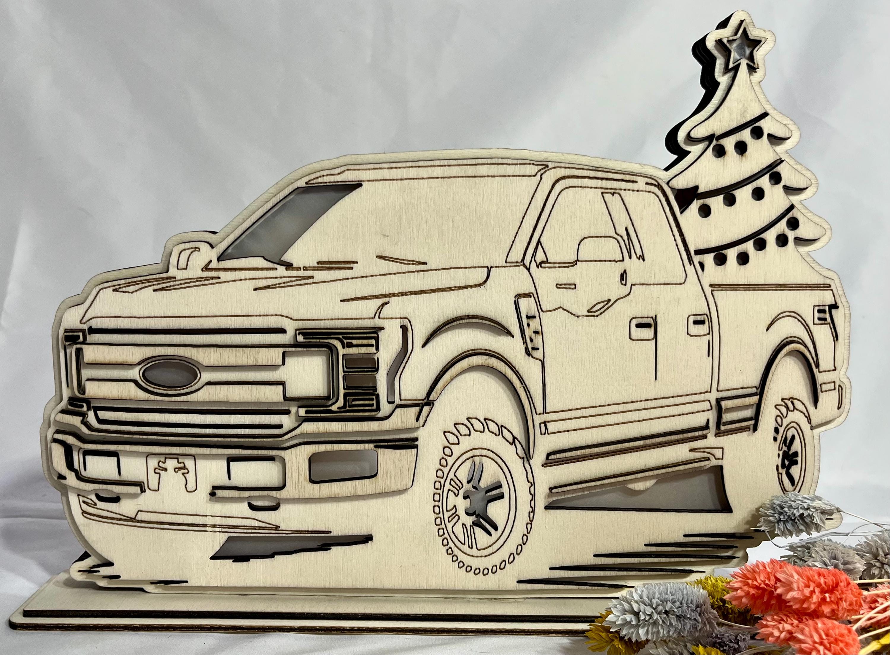 Laser Cut File / Pick up / Christmas / Christmas / Laser File ...
