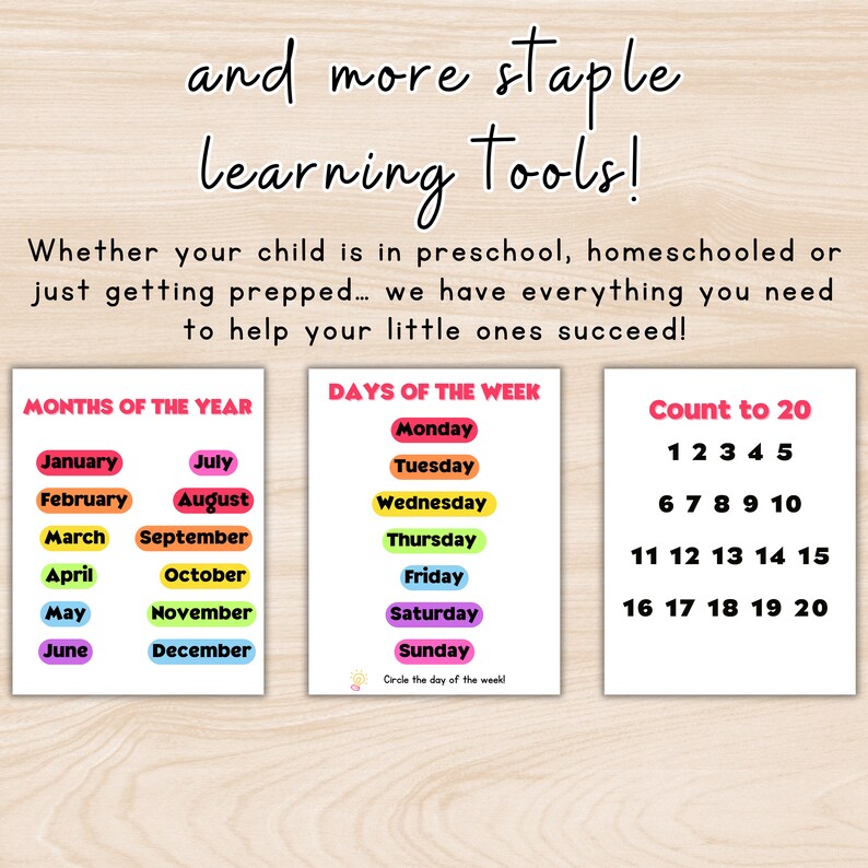 Basic Morning Menu Homeschool, Preschool Morning Menu, Toddler Morning ...