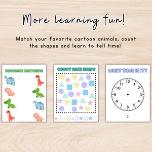 Dino Morning Menu Homeschool, Preschool Morning Menu, Toddler Morning ...
