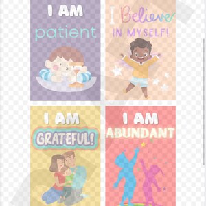 Children’s Positive Affirmation Cards | Set of 20 | Printable Kids ...