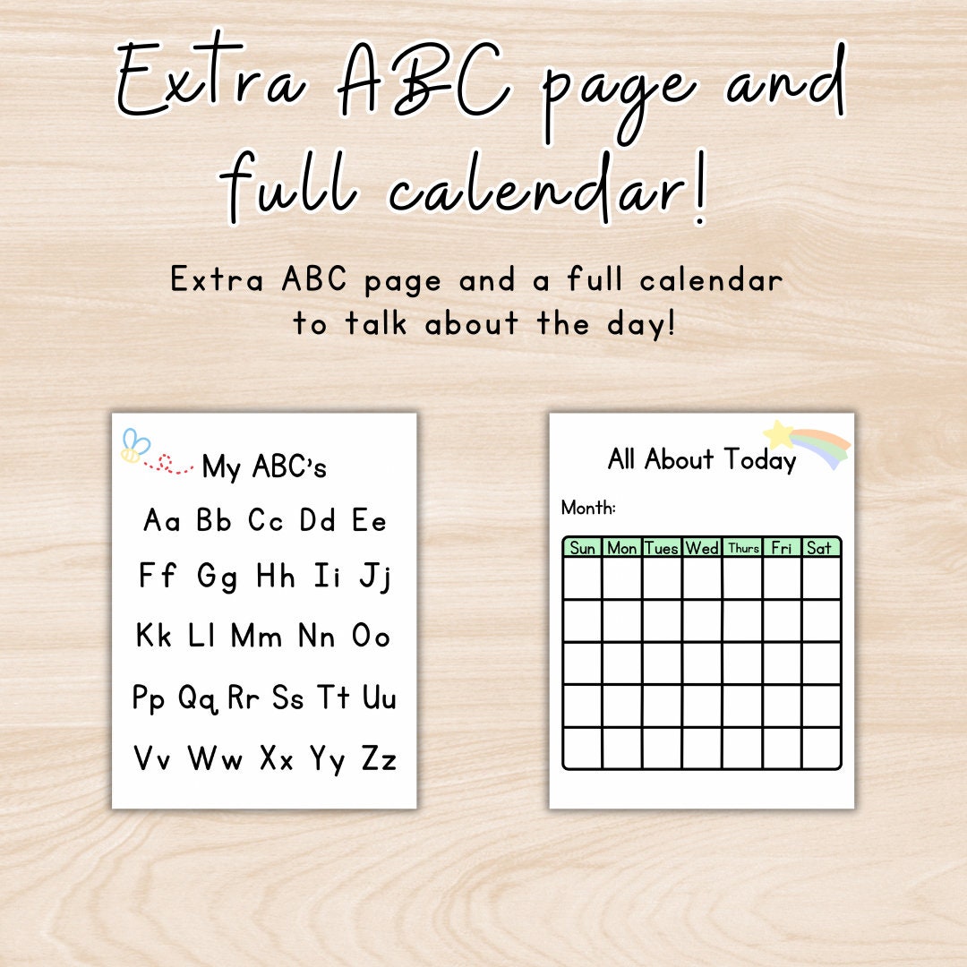 Basic Morning Menu Homeschool, Preschool Morning Menu, Toddler Morning ...