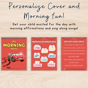 Basic Morning Menu Homeschool, Preschool Morning Menu, Toddler Morning ...