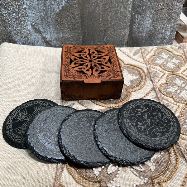 Celtic Knot Coasters - Etsy