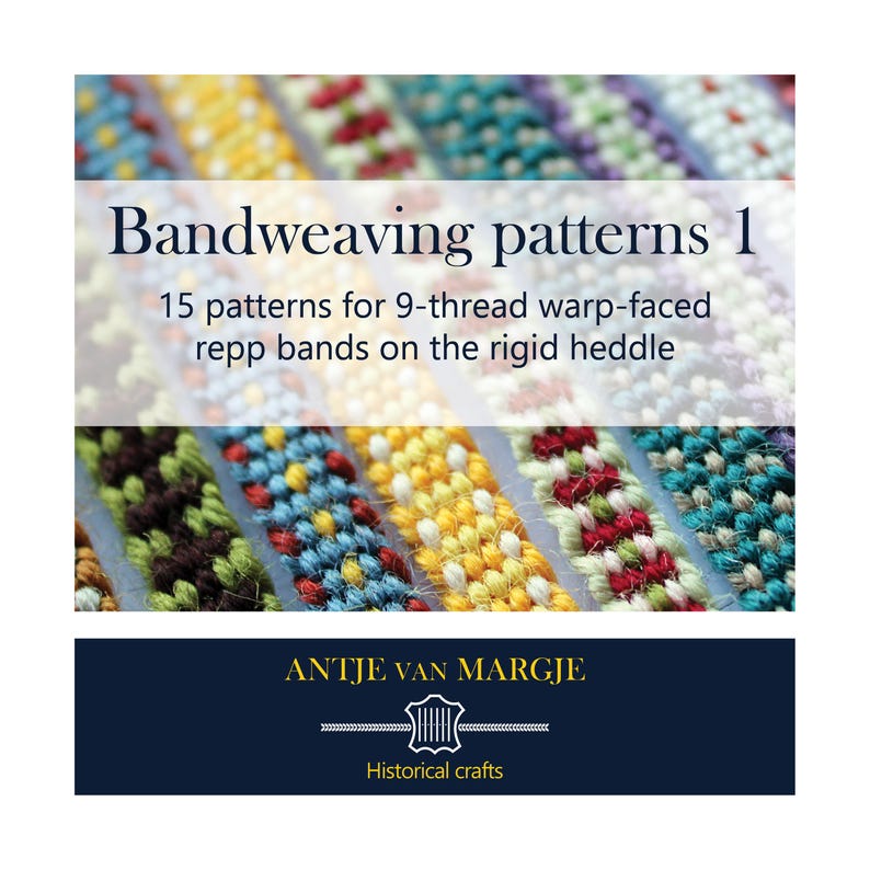 Bandweaving Patterns 1 - 15 Patterns for 9-thread Warp-faced Repp Bands ...