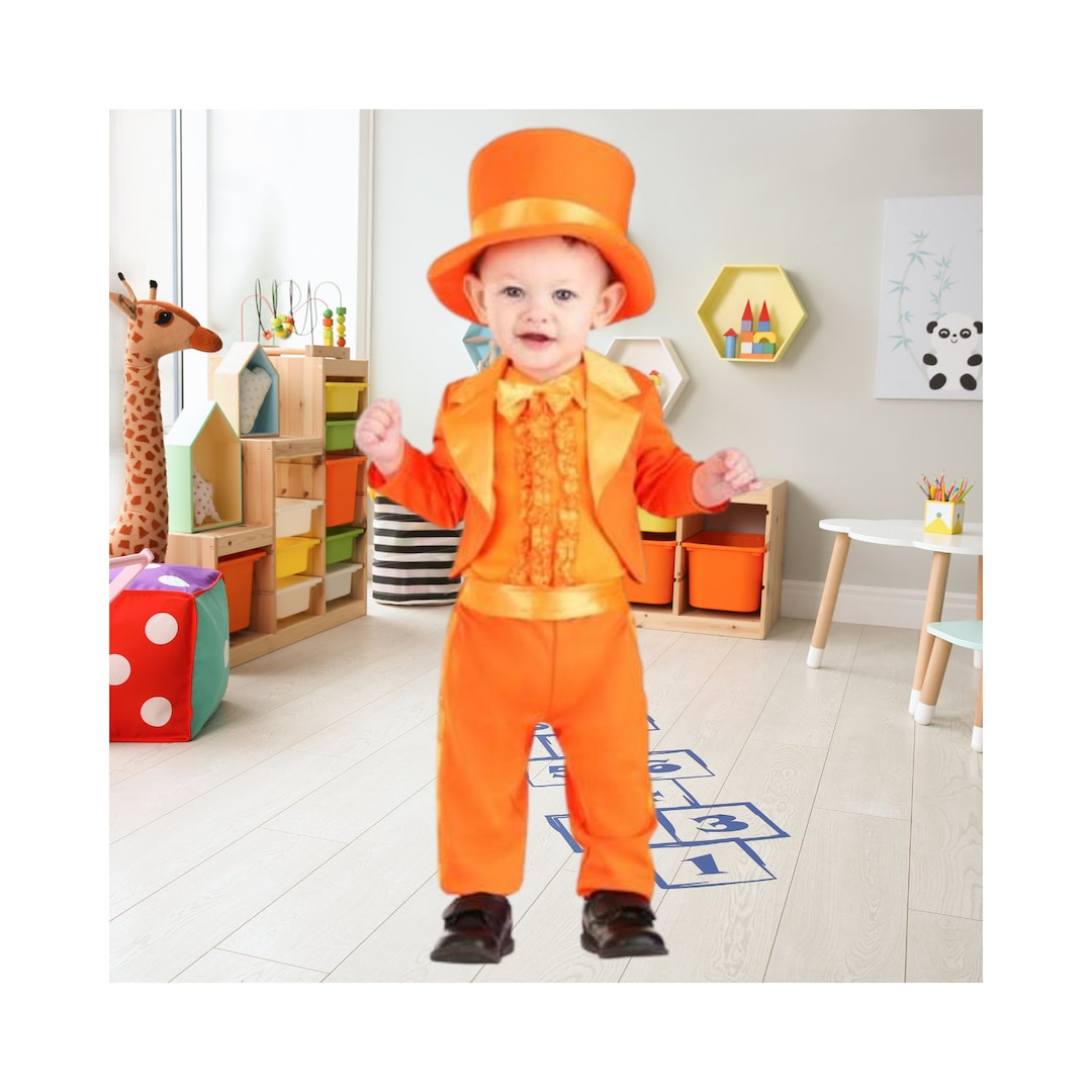 Halloween Orange Suit Costume for Infants - Etsy