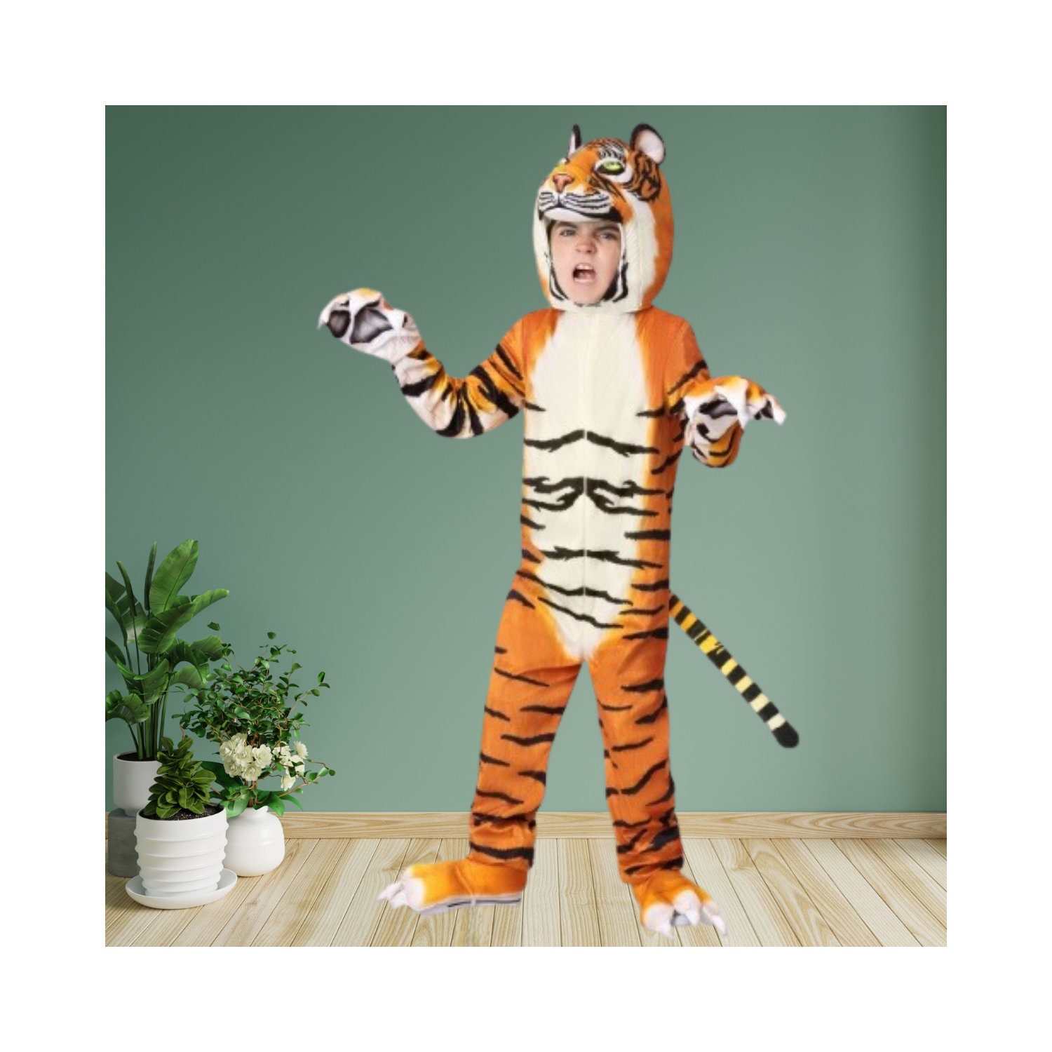 Realistic Tiger Costume