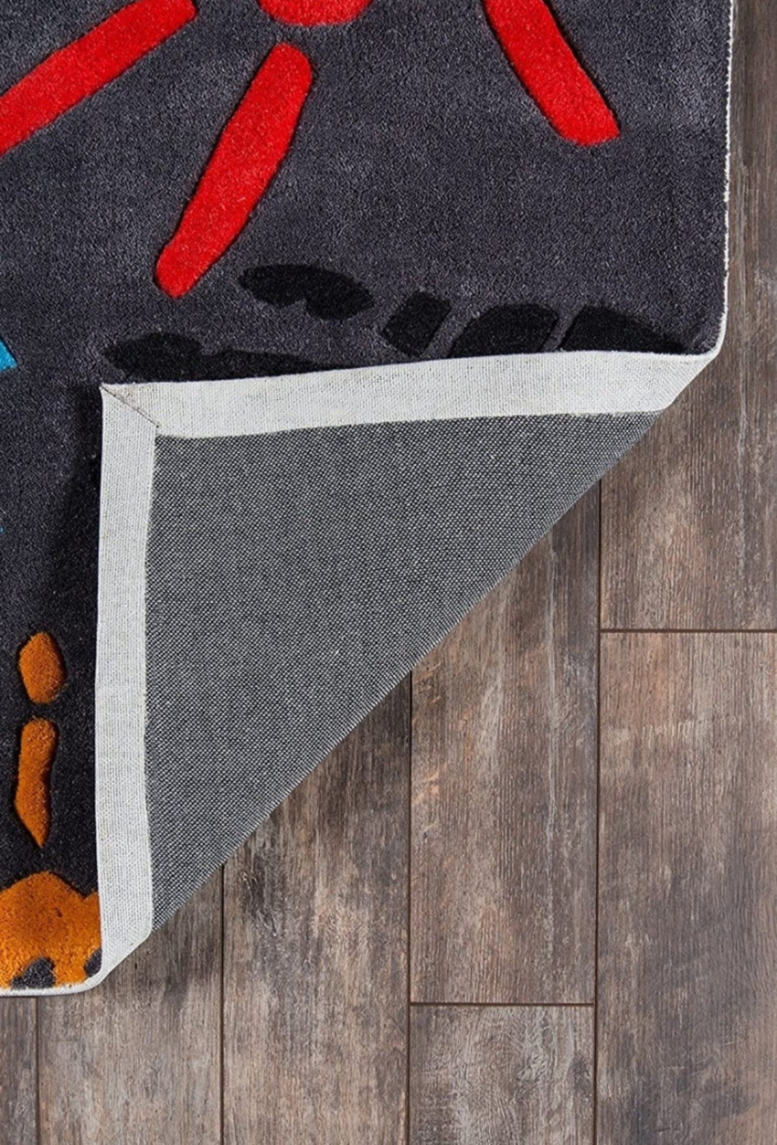 Hand-tufted Wool Rug: Colorful Handprints, Kids Room Decor - Etsy