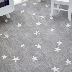 New Seven Star Starry Rug Blue Navy Gray Kids Rug 4x6 5x8 6x9 7x10 8x10 ...