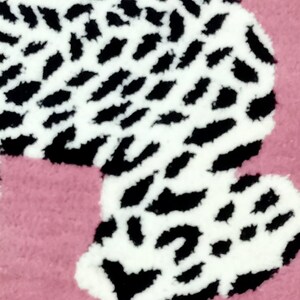 Leopard Print Rug,hand Tufted Rug. Leopard Runner Rug, Kids Rugs, Area ...