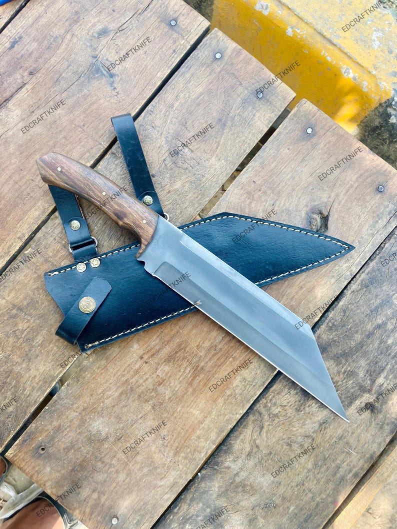 Custom Handmade SEAX Knife With High Carbon Steel With Rosewood Handle ...