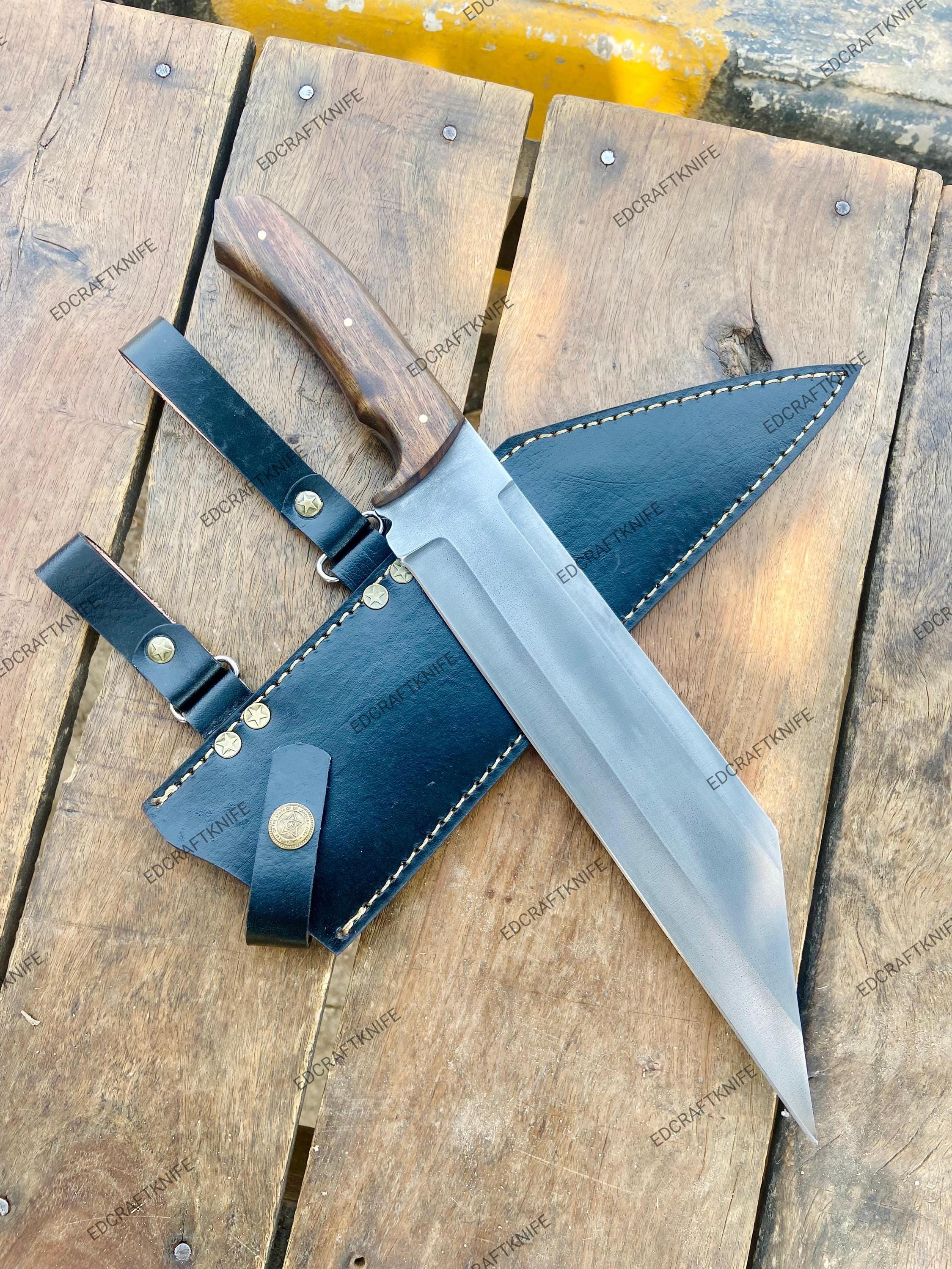 Custom Handmade SEAX Knife With High Carbon Steel With Rosewood Handle ...