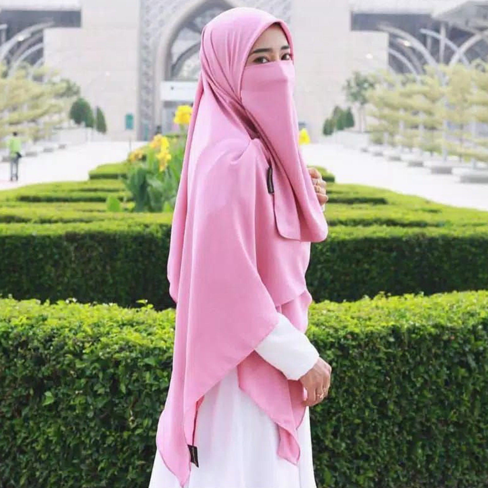 Khimar Plus Zippered Veil / Shar'i Jilbab / Instant Veil / Free Dual ...