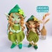 Crochet Elf Doll Pattern: LUCKY the 4-leaf Clover | Christmas Amigurumi ...