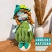 Crochet Elf Doll Pattern: LUCKY the 4-leaf Clover | Christmas Amigurumi ...