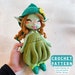 Crochet Elf Doll Pattern: LUCKY the 4-leaf Clover | Christmas Amigurumi ...