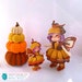 Bundle Crochet Doll Pattern: Autumn Fairy and Pumpkins, Fall Decoration ...