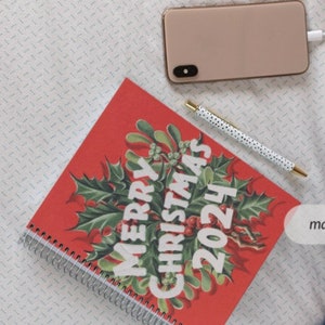 Christmas Planner 2024 Digital, Christmas Sticker ,wall Art JPG-PNG-PDF ...