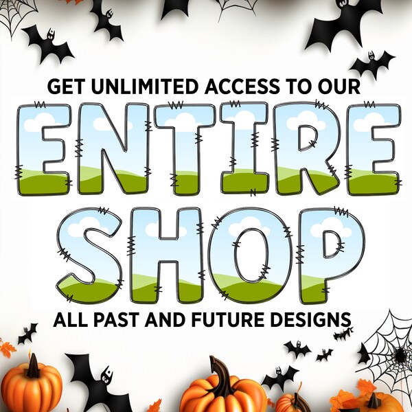 Entire Store Bundle - Etsy