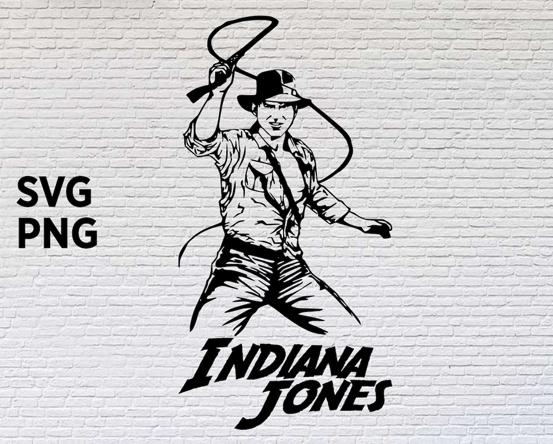Indiana Jones Svg Png - Etsy