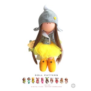 Tilda Doll Pattern for Body and Clothes, Size 33 Cm (13 Inches)- Model ...