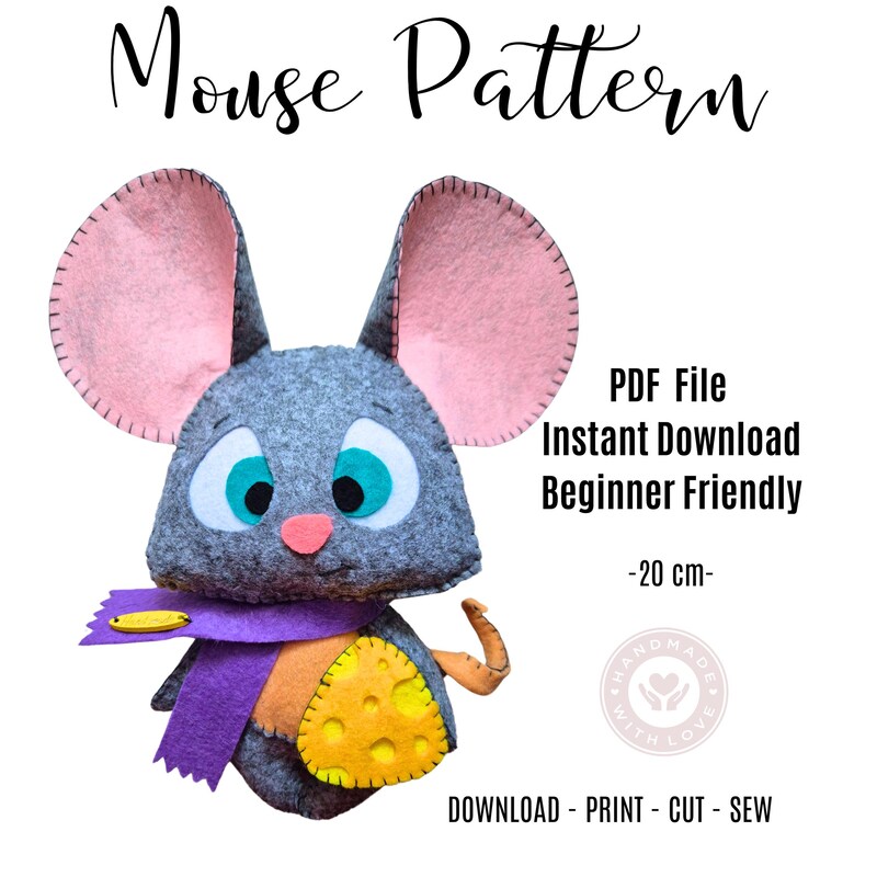 Mouse Sewing Pattern - Etsy
