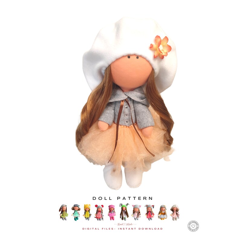 Tilda Doll Pattern for Body and Clothes, PDF Download - Etsy